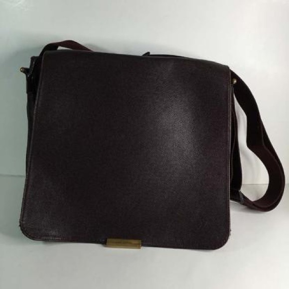 Louis Vuitton | Bags | Auth Louis Vuitton Viktor Purple Taiga Bag ...